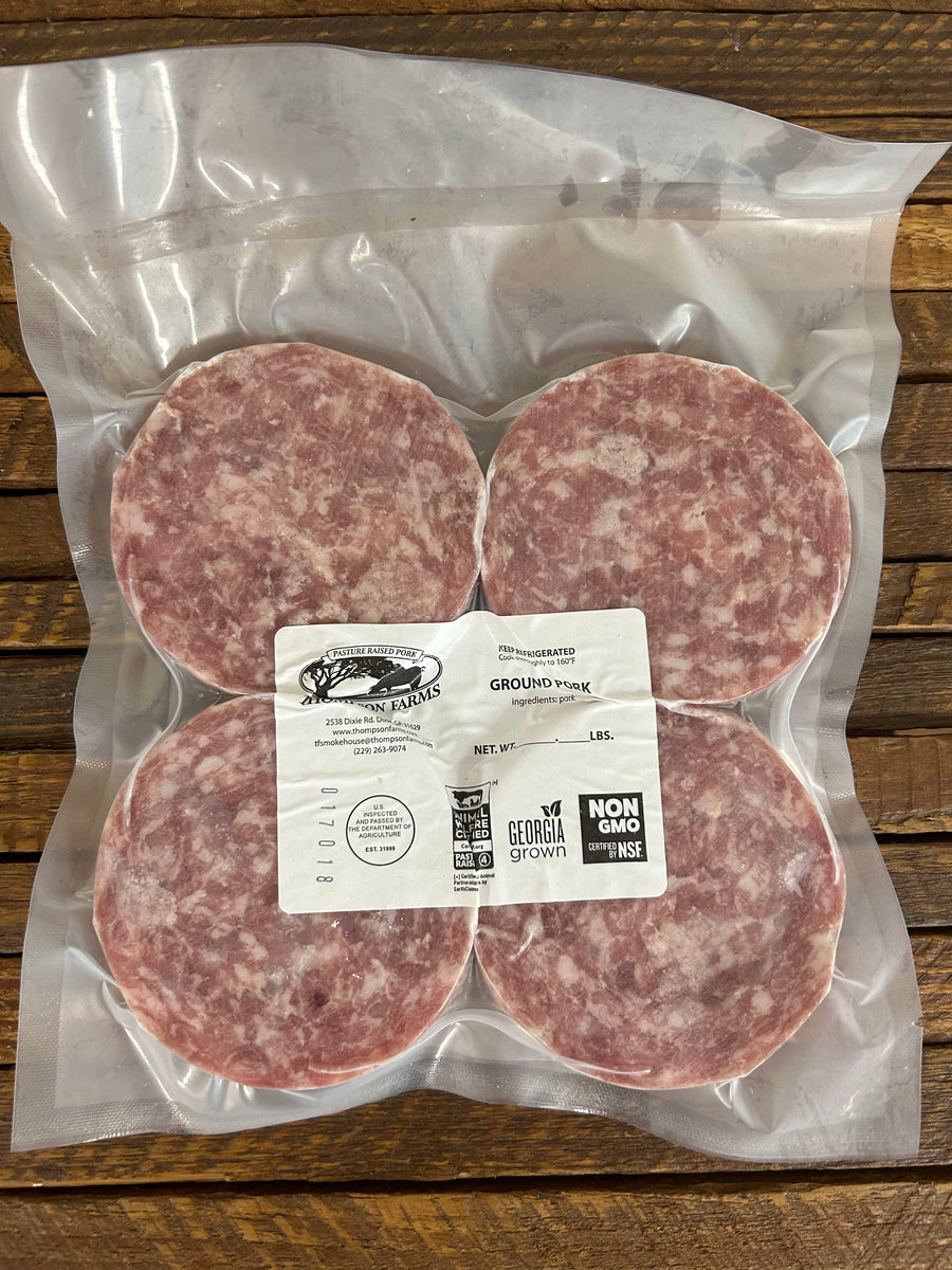 Ground Pork Patties – Thompson Farms