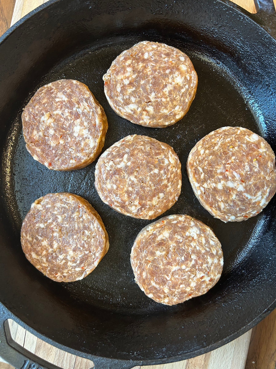 Fresh Sausage Patties- Mild, Medium Or Hot – Thompson Farms